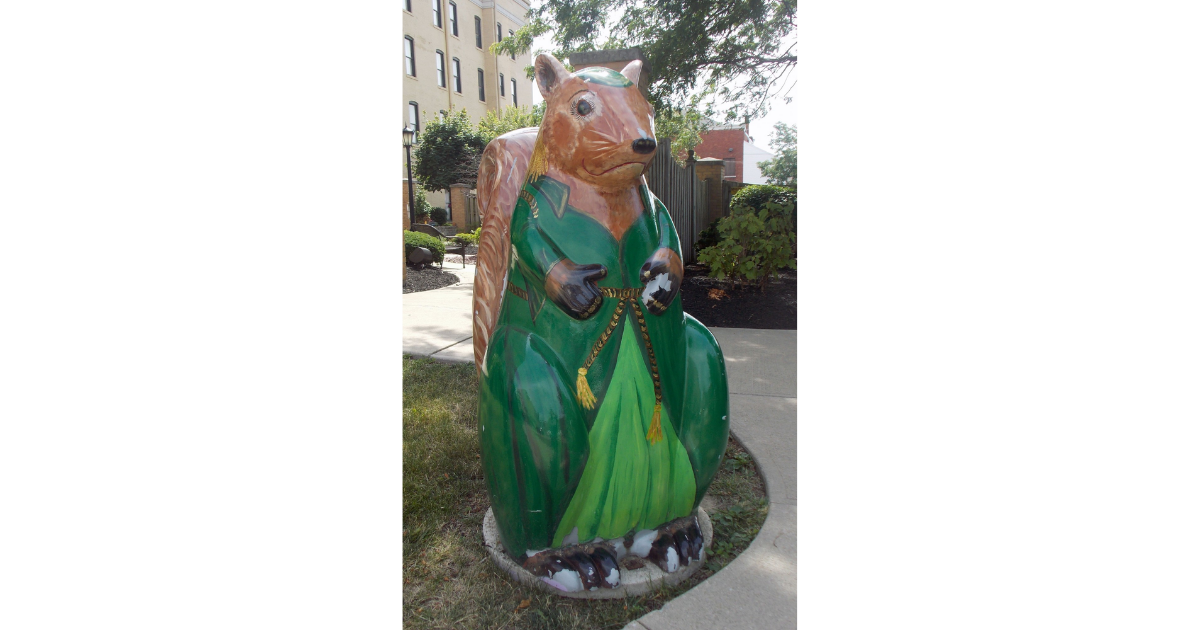 Squirrel Statues - Destination Seneca County