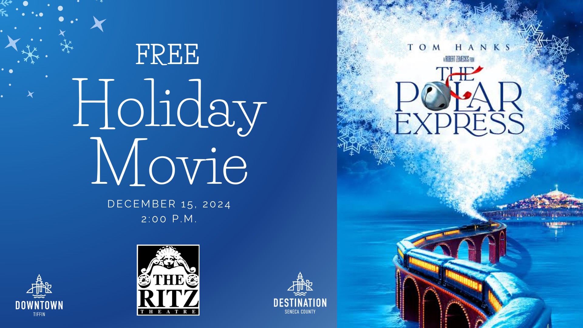 Free Holiday Movie at The Ritz - Destination Seneca County