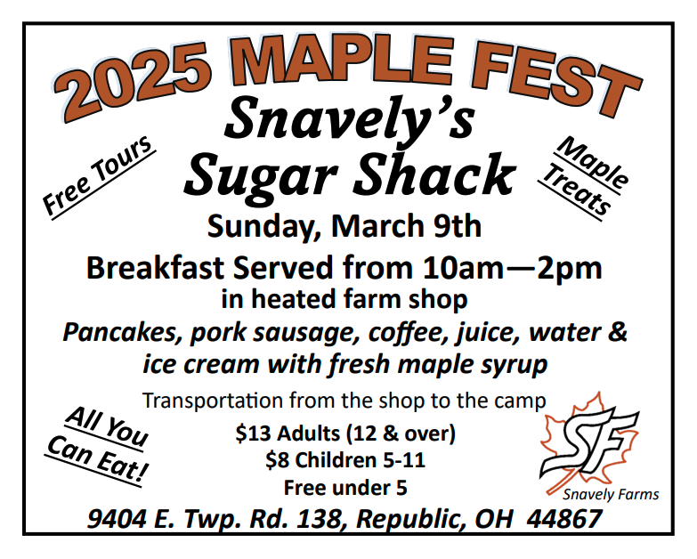 A Sweet Tradition: Snavely’s Sugar Shack Maple Fest Returns March 9 ...