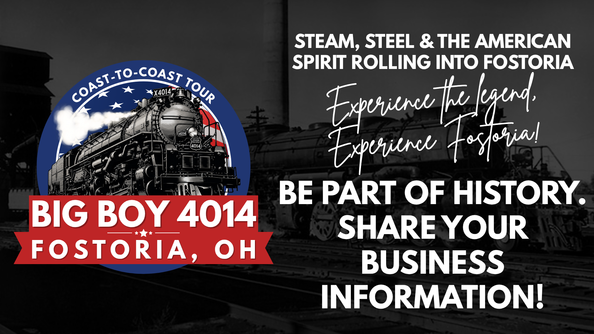 Businesses Encouraged to Share Plans Ahead of Big Boy 4014 Visits to ...